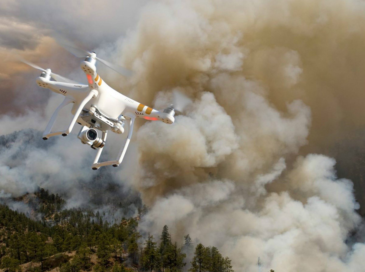 Operating Drones around Bushfires - Risks and Information | Drone Insure